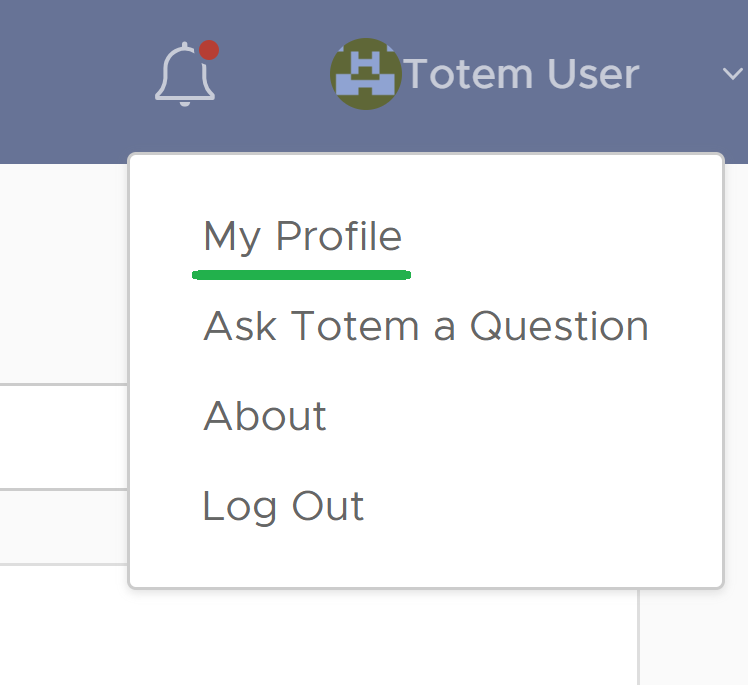 Totem™ Doc: My Account